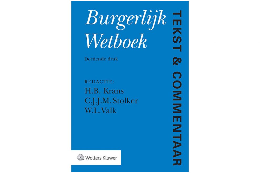 Nieuwe druk Tekst & Commentaar Burgerlijk Wetboek nu al te bestellen ...