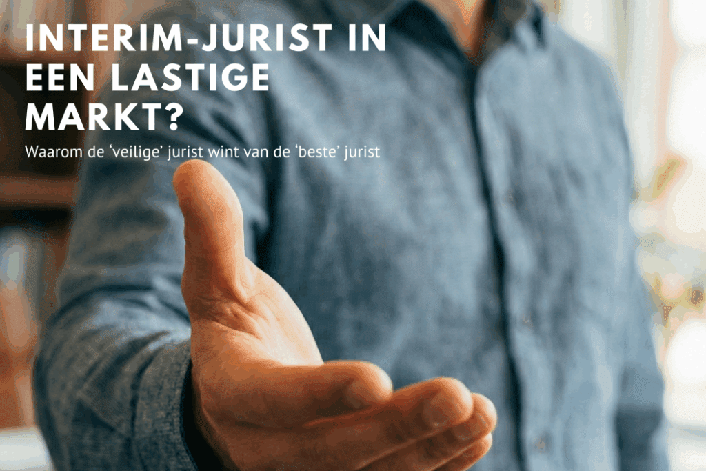 Interim-jurist in een lastige markt? - Mr. Online
